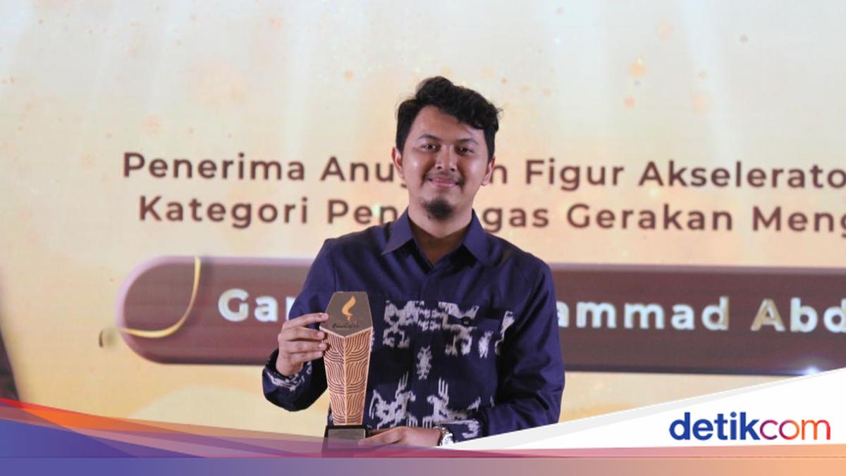 Gagas Gerakan Mengajar Desa, Gardian Muhammad Sabet detikJabar Awards