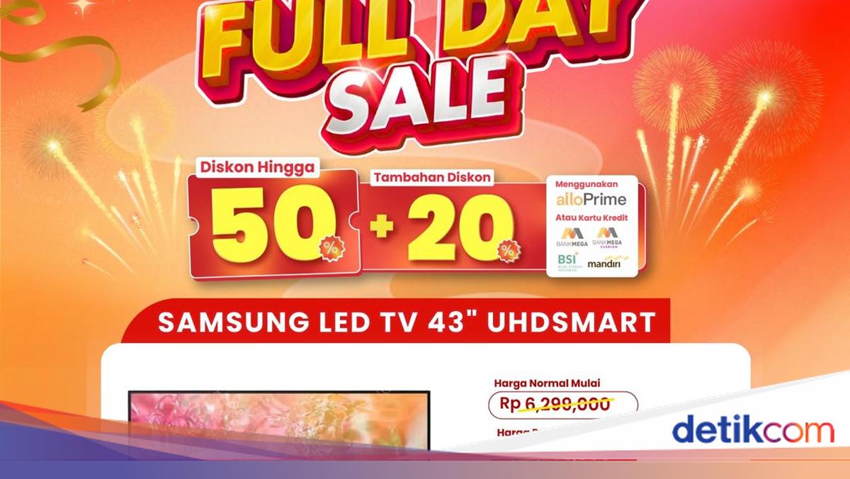 Beli TV LED 43 Inch di Transmart Full Day Sale Diskon hingga Rp 2,8 Juta