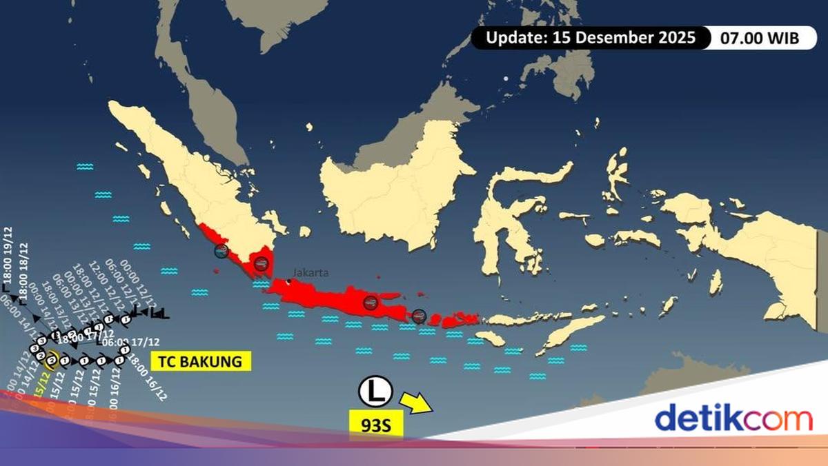 Siklon Tropis Bakung-Bibit Siklon Tropis 93S Mereda, Tapi Hujan Tetap ...