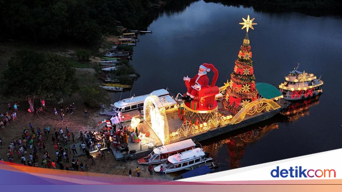 Perahu Santa Terangi Amazon, Natal Hadir hingga Pedalaman Brasil