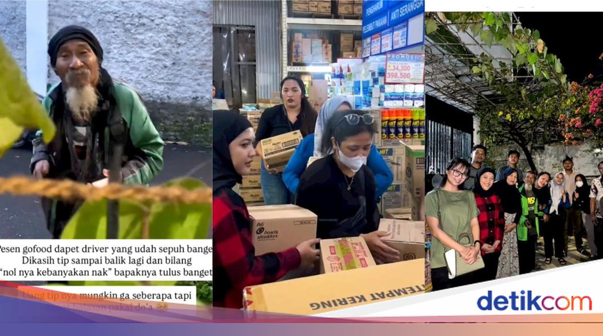 Viral! Ojol Lansia Antar Pesanan Makanan, Netizen Berujung Buka Donasi