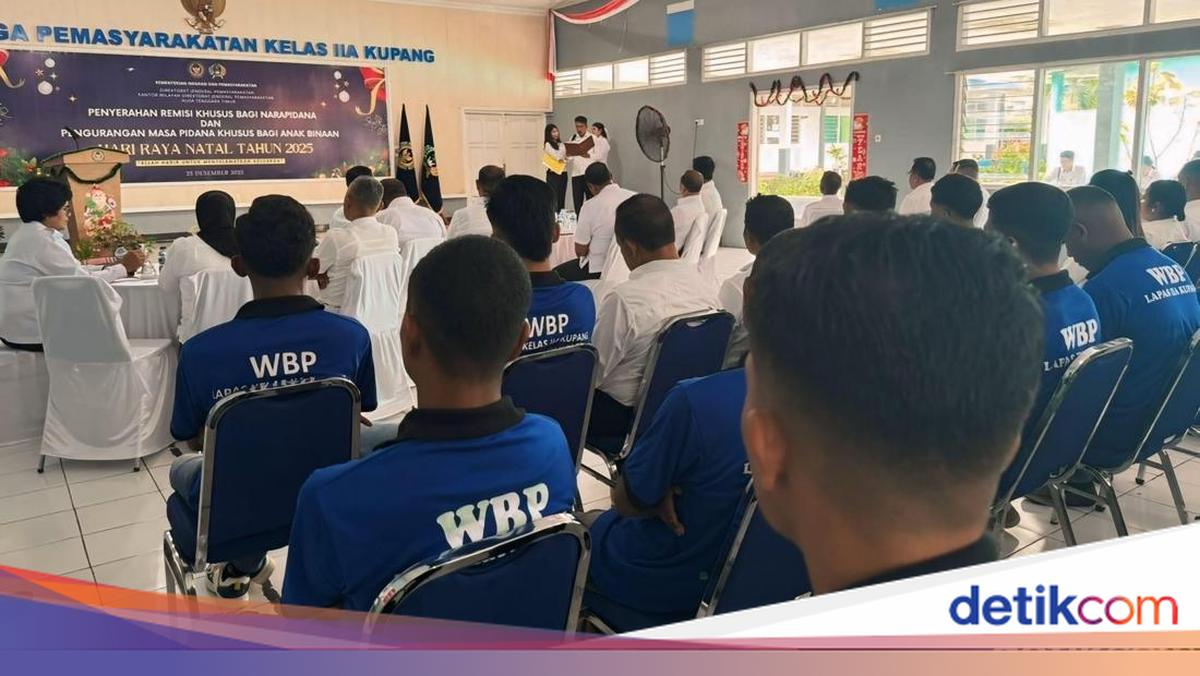 1.897 Napi di NTT Terima Remisi Natal 2025, 5 Langsung Bebas