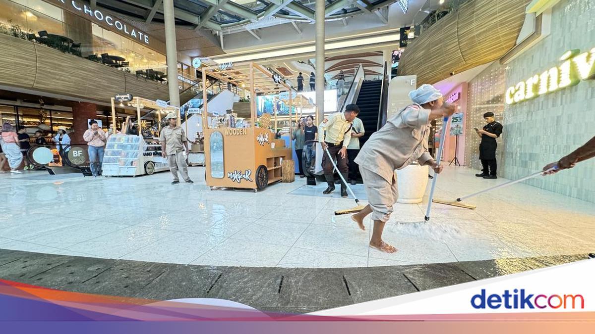 Hujan Deras Guyur Bali Pagi Ini, Icon Mall Sanur Tergenang