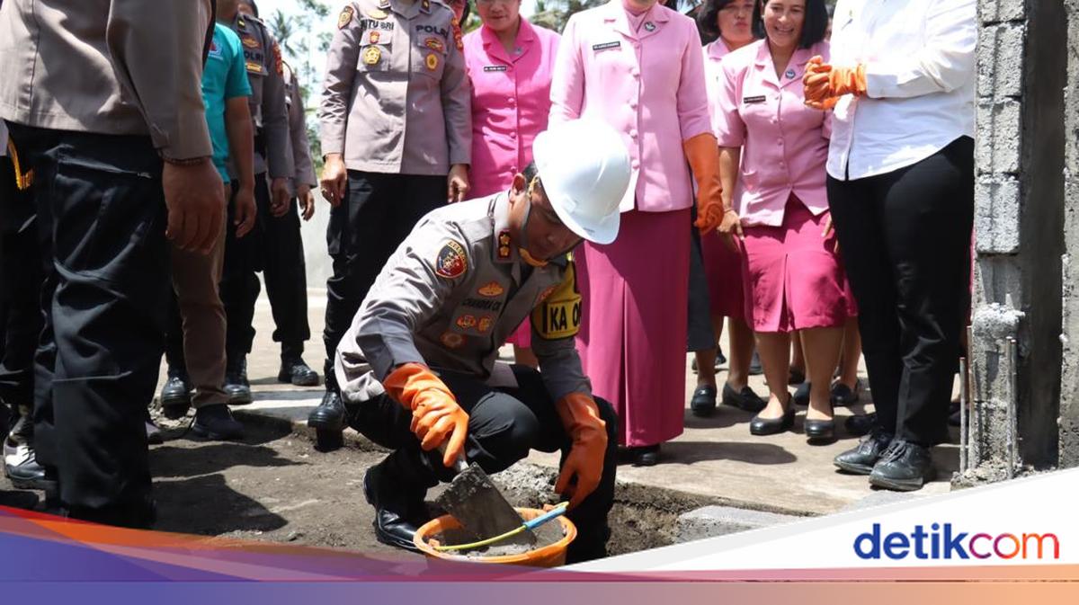 Kapolres Gianyar Groundbreaking Pembangunan SPPG di Desa Sanding