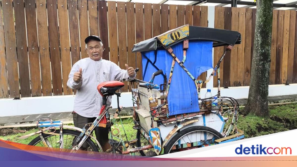 Kisah Karim Sang Penarik Becak, Bertahan Hidup Modal Jujur
