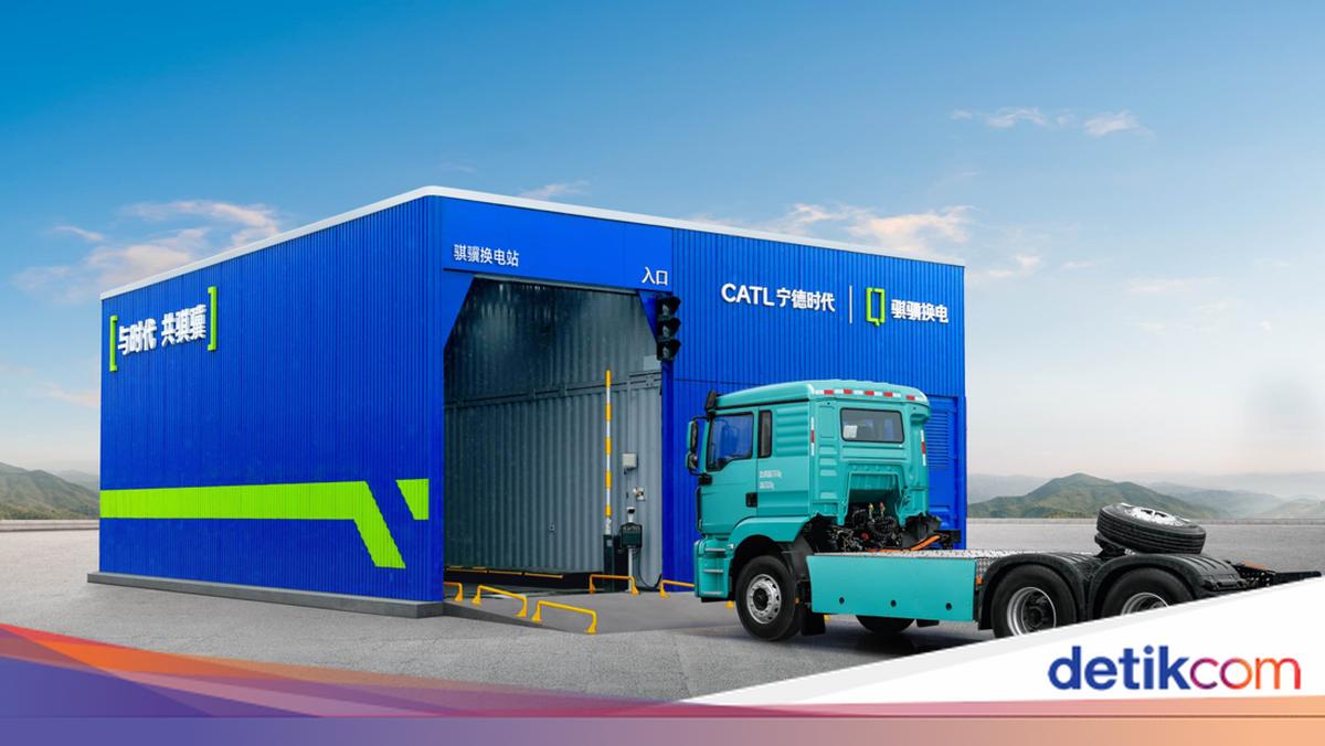 CATL Kembangkan Sistem Baterai Swap untuk Truk Listrik