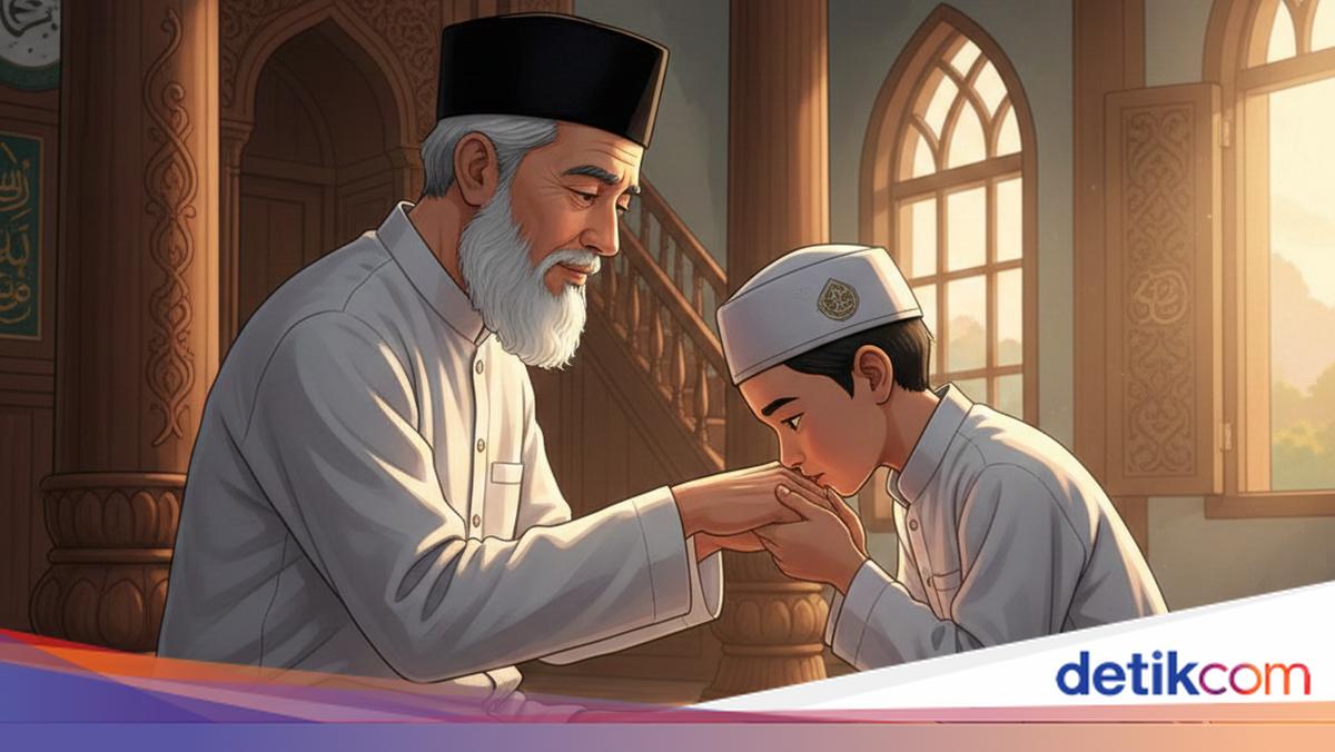 Bagaimana Hukumnya Mencium Tangan Guru dalam Islam?