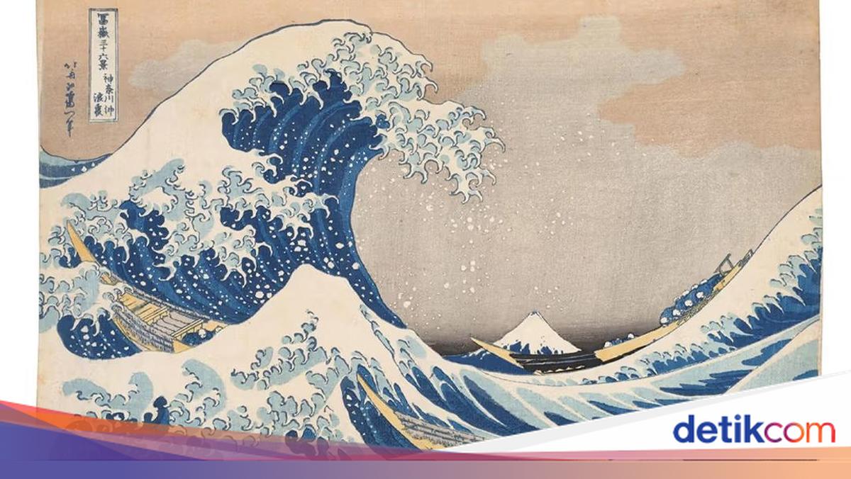 Karya Seni Bersejarah Hokusai Pecahkan Rekor Tahun Ini Rp 1,4 T