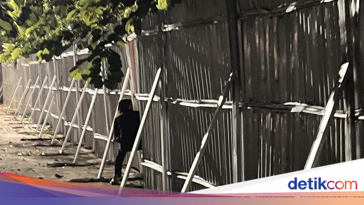 Pagar Seng Proyek BKB Palembang Dijebol Remaja yang Ingin Rayakan Tahun ...