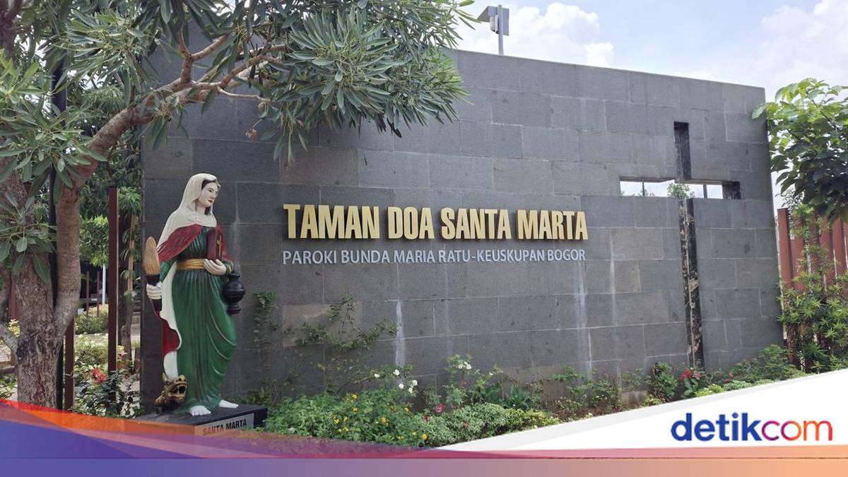 Wisata Rohani di Taman Doa Santa Marta Depok