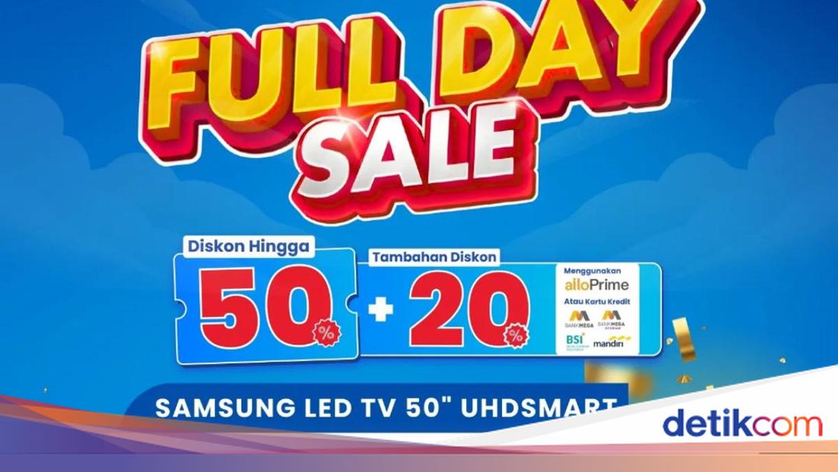 Full Day Sale Transmart Hadir, TV LED 50 Inch Banting Harga Jadi Rp 4,7 ...