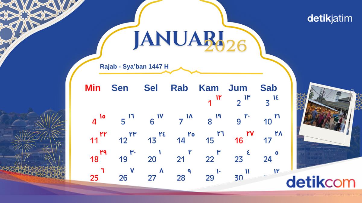 Kalender Hijriah Januari 2026, Ini Jadwal Puasa Sunah yang Dianjurkan