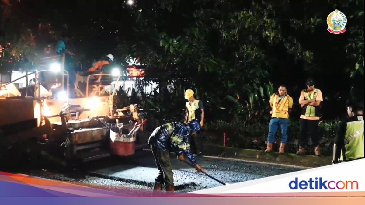 Jalan Hertasning Makassar Mulai Diaspal, Target Rampung Juli 2026