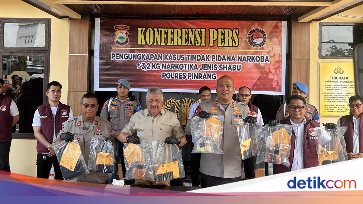 4 Kurir Sabu 3,2 Kg Jaringan Malaysia Ditangkap di Pinrang