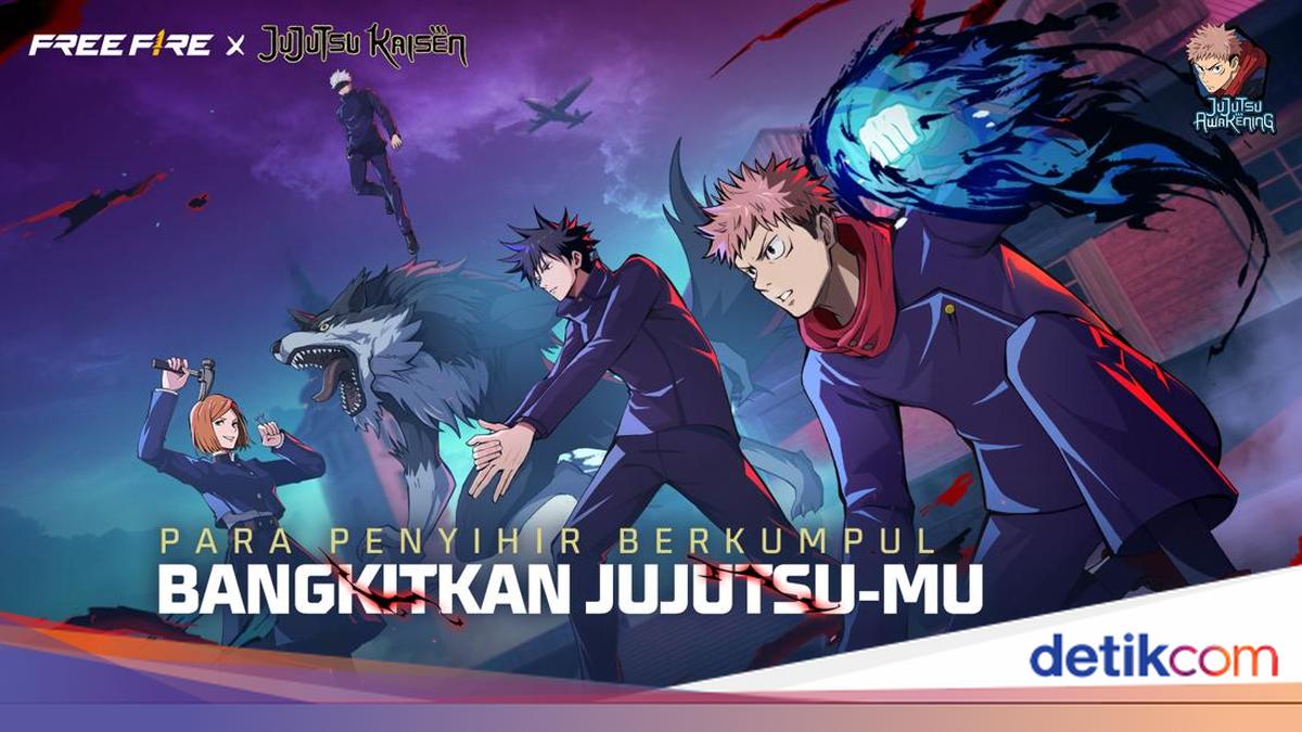 Kolaborasi Free Fire x Jujutsu Kaisen Hadir, Bisa Main Pakai Satoru Gojo