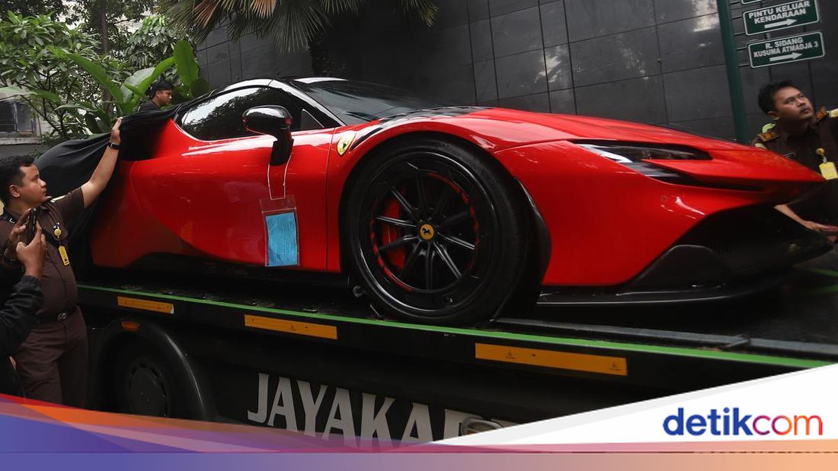 Penampakan Ferrari-Harley Davidson Barang Bukti Kasus Suap Vonis Lepas ...