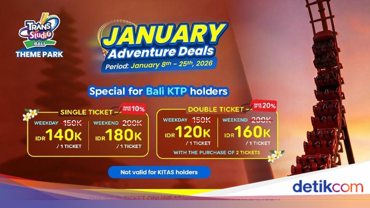 Awali Tahun 2026 dengan Momen Seru di Trans Studio Theme Park Bali