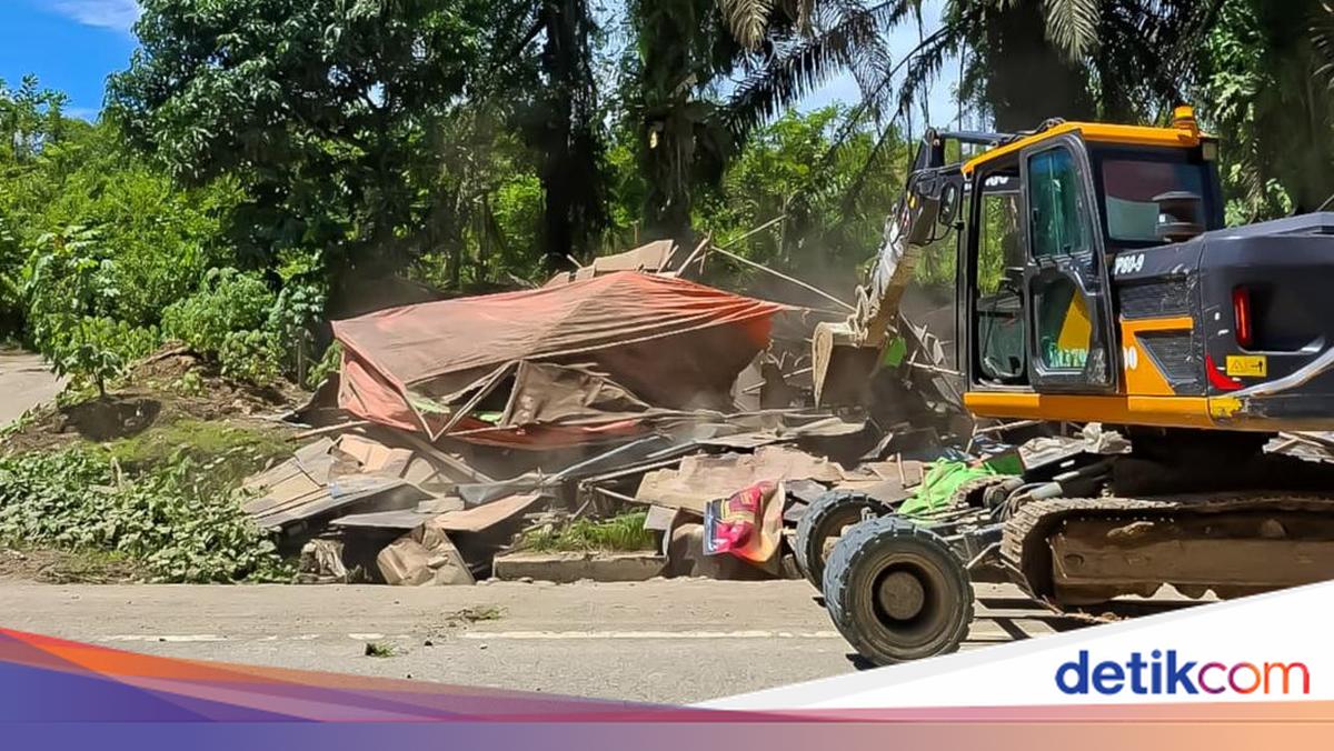 Ganggu Ketertiban Umum, Puluhan Lapak Ilegal di IKN Ditertibkan