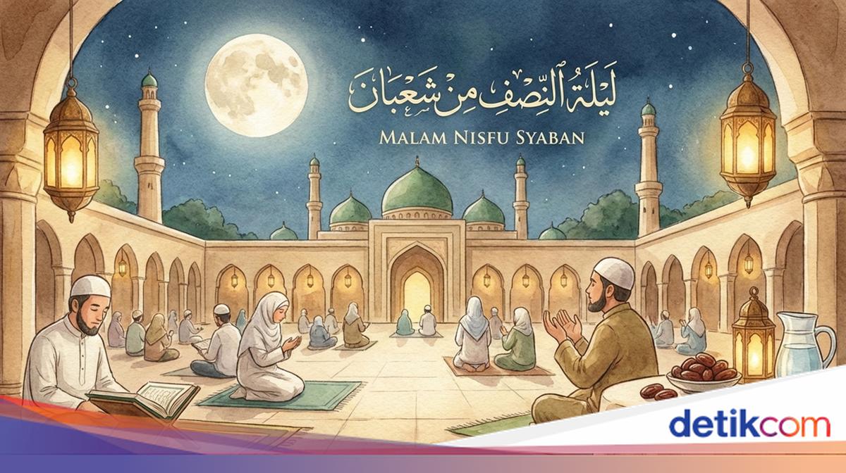 7 Amalan Malam Nisfu Syaban Sesuai Sunnah, Lengkap Bacaan Doa-Dzikirnya