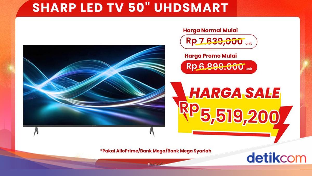 Beli TV LED di Transmart Full Day Sale Diskon Sampai Rp 2 Jutaan