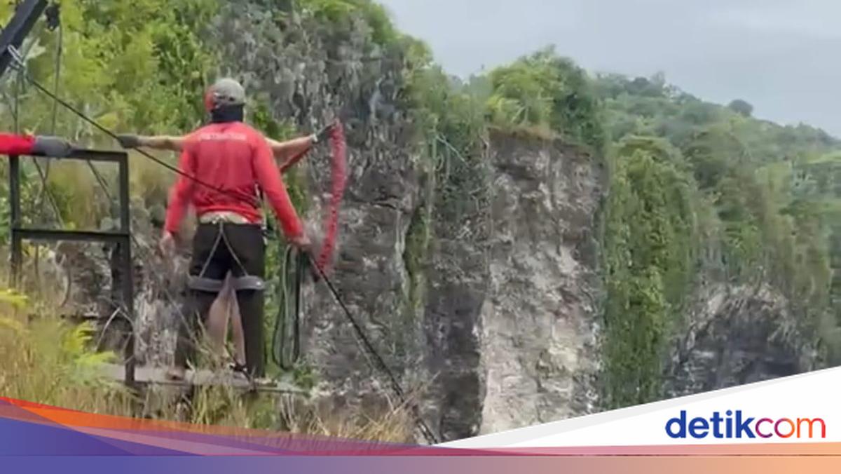 Sudah Ditutup, Wahana Bungee Jumping di Nusa Penida Diduga Nekat Beroperasi