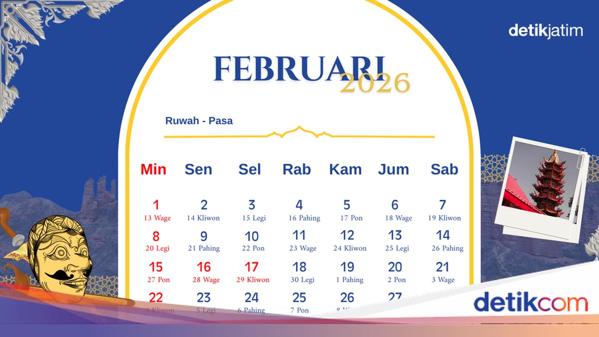 Kalender Jawa Hari Ini 9 Februari 2026, Cek Watak Weton Senin Pahing!