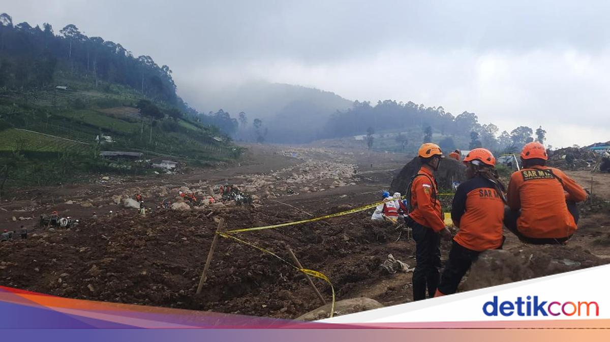 Operasi SAR Longsor Cisarua Berakhir, 20 Korban Masih Hilang