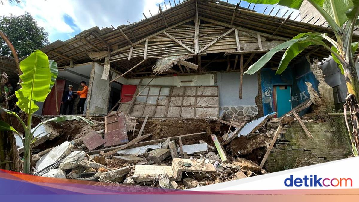 Tebing 15 Meter di Puncak Longsor, 1 Rumah Nyaris Amblas