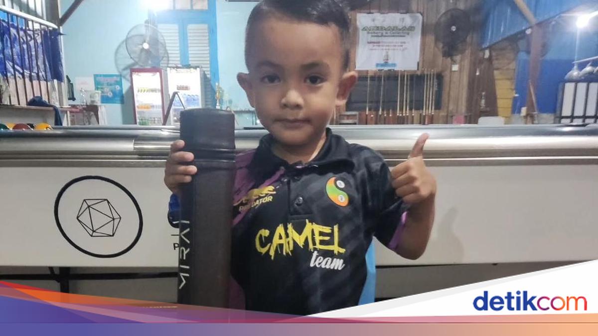 Viral, Bocah 5 Tahun Asal Sulteng Tampil di Lomba Biliar Internasional