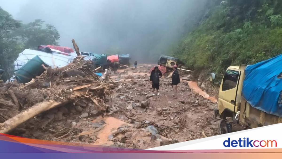 Longsor di 25 Titik Jalan Trans Papua, 103 Kendaraan Terjebak