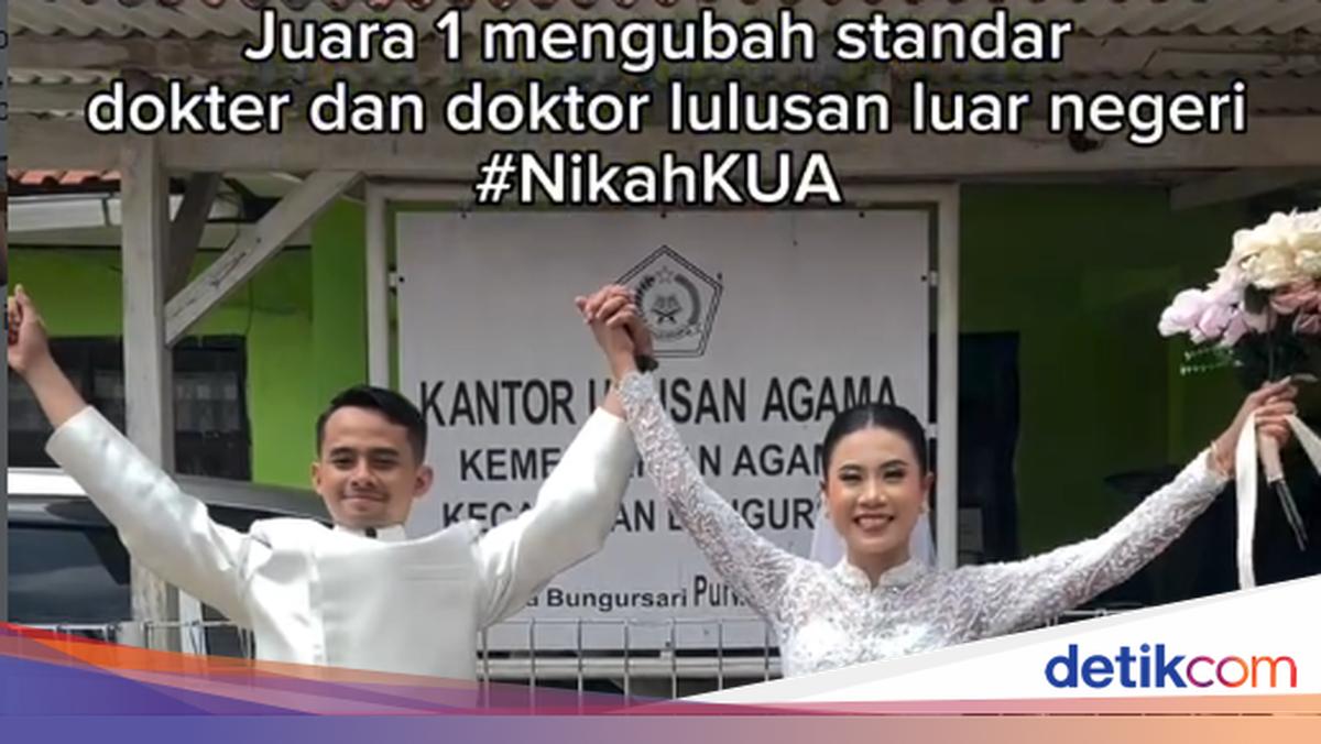 Viral Dokter dan Doktor Lulusan Luar Negeri Pilih Nikah Sederhana di KUA