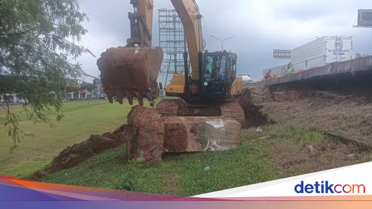 Progres Penanganan Pergeseran Tanah Tol Japek Off Ramp Karawang Barat