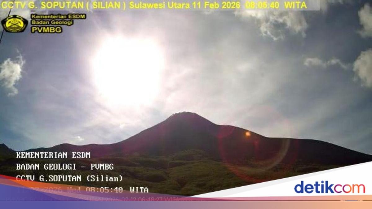 Gunung Soputan Sulut Status Waspada, Warga Diminta Jauhi Radius 1,5 Km