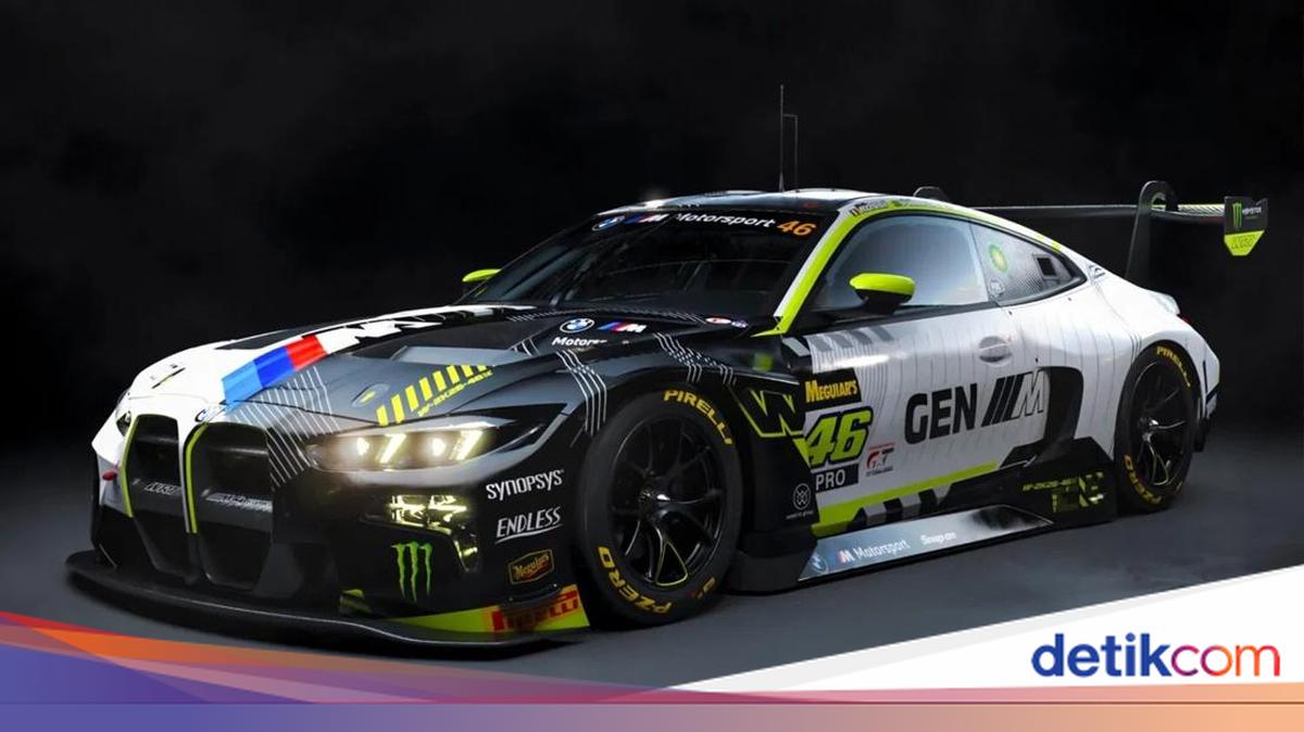 Penampakan Livery Baru Mobil Valentino Rossi untuk Balap Ketahanan