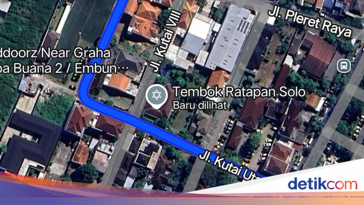 Viral Rumah Jokowi Diberi Nama 'Tembok Ratapan Solo' di Google Maps