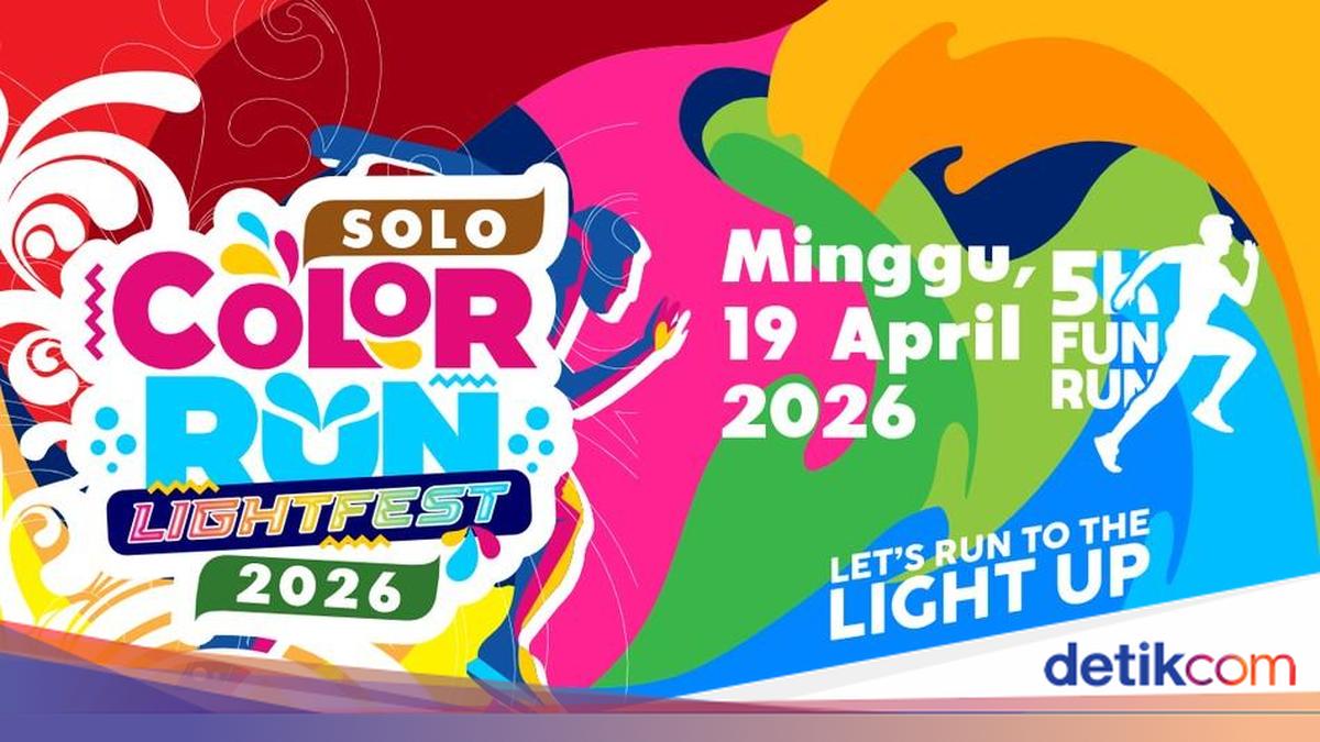 Jangan Lewatkan Fun Run Penuh Warna Meriah di Solo Color Run Lightfest 2026