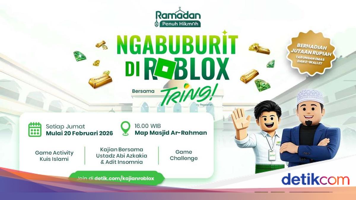 Ramadan Makin Seru, Kajian di Dunia Roblox Bersama Pegadaian