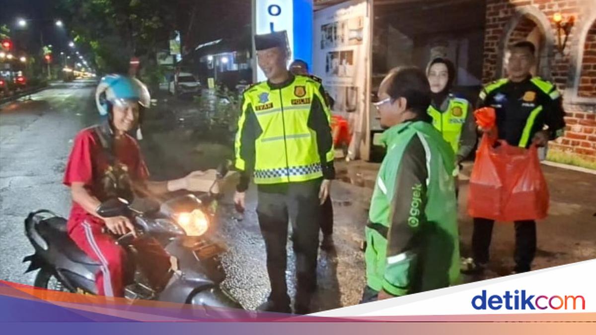 Pos Lantas Pujahito Jadi Ruang Harmoni Ojek Online-Pangkalan di Nganjuk