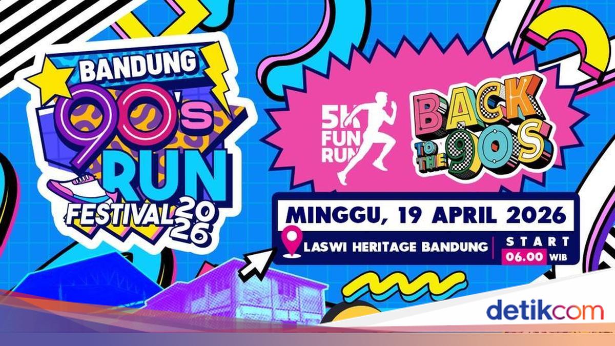 Rasakan Serunya Fun Run 5K dengan Konsep Nostalgia 90-an di Bandung