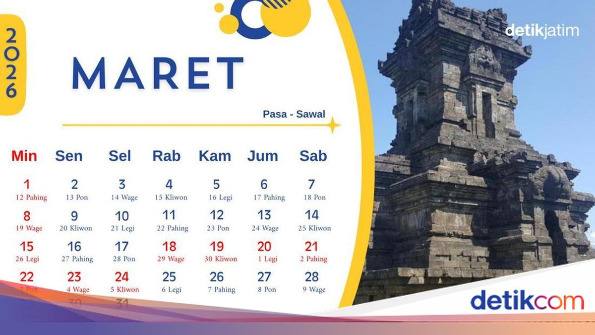 Kalender Jawa 31 Maret 2026, Simak Watak Weton Selasa Pahing