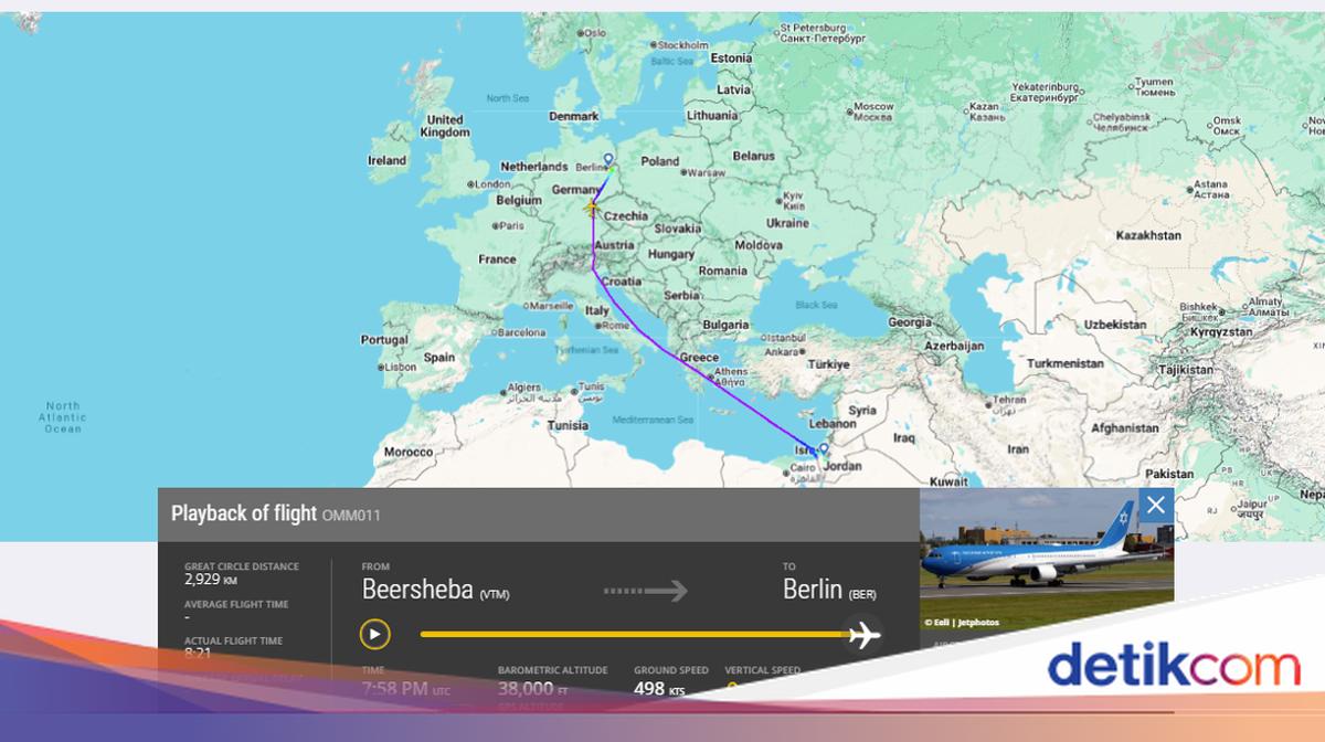 Flightradar24 Rekam Pesawat Netanyahu Terbang ke Berlin di Saat Genting