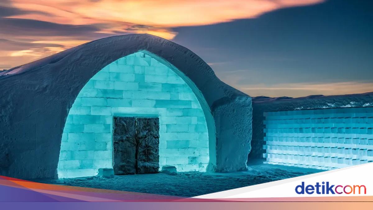 Hotel Ini Terbuat dari Balok Es Raksasa, Setiap Tahun Meleleh dan ...