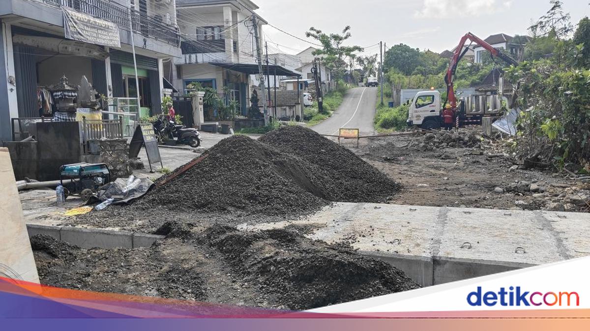 Jembatan Dalung-Tibubeneng Mulai Diperbaiki, Box Culvert Dipasang