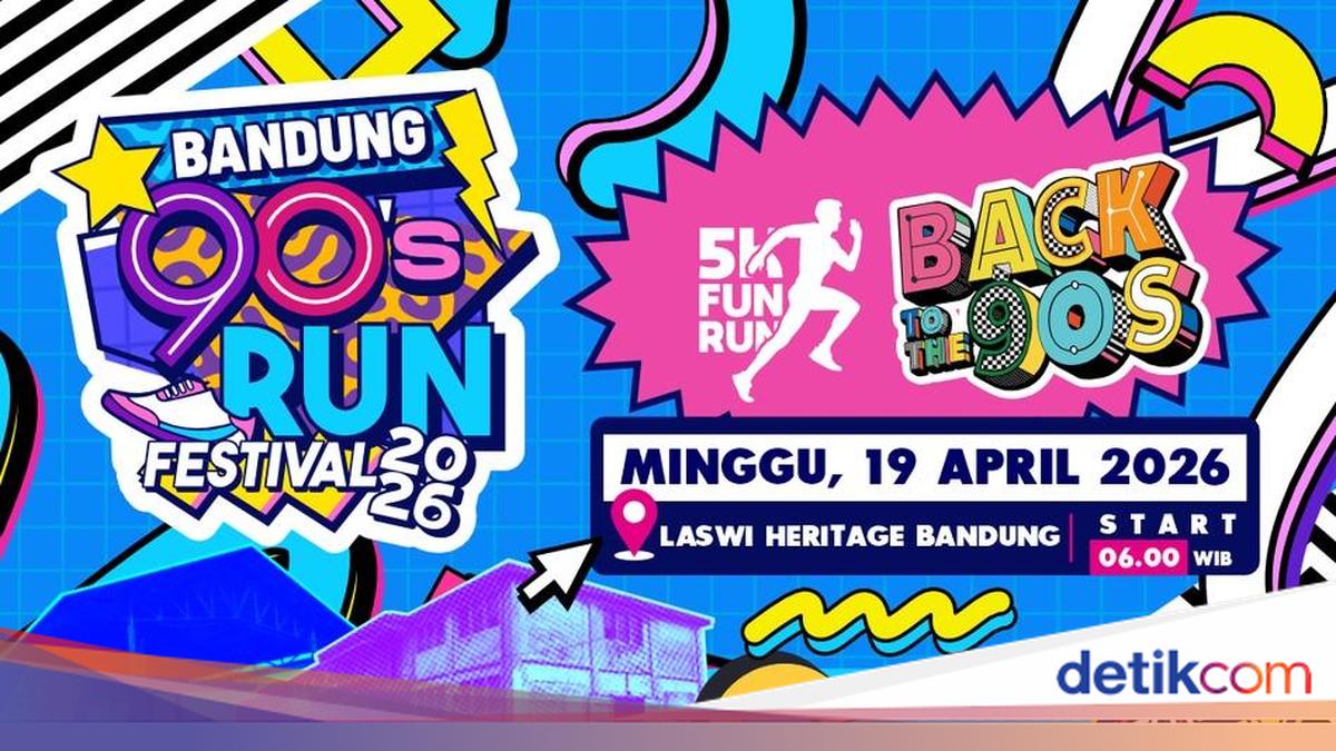 Bandung 90's Run: Fun Run Vibes Nostalgia 90-an Bareng Orang Terdekat!