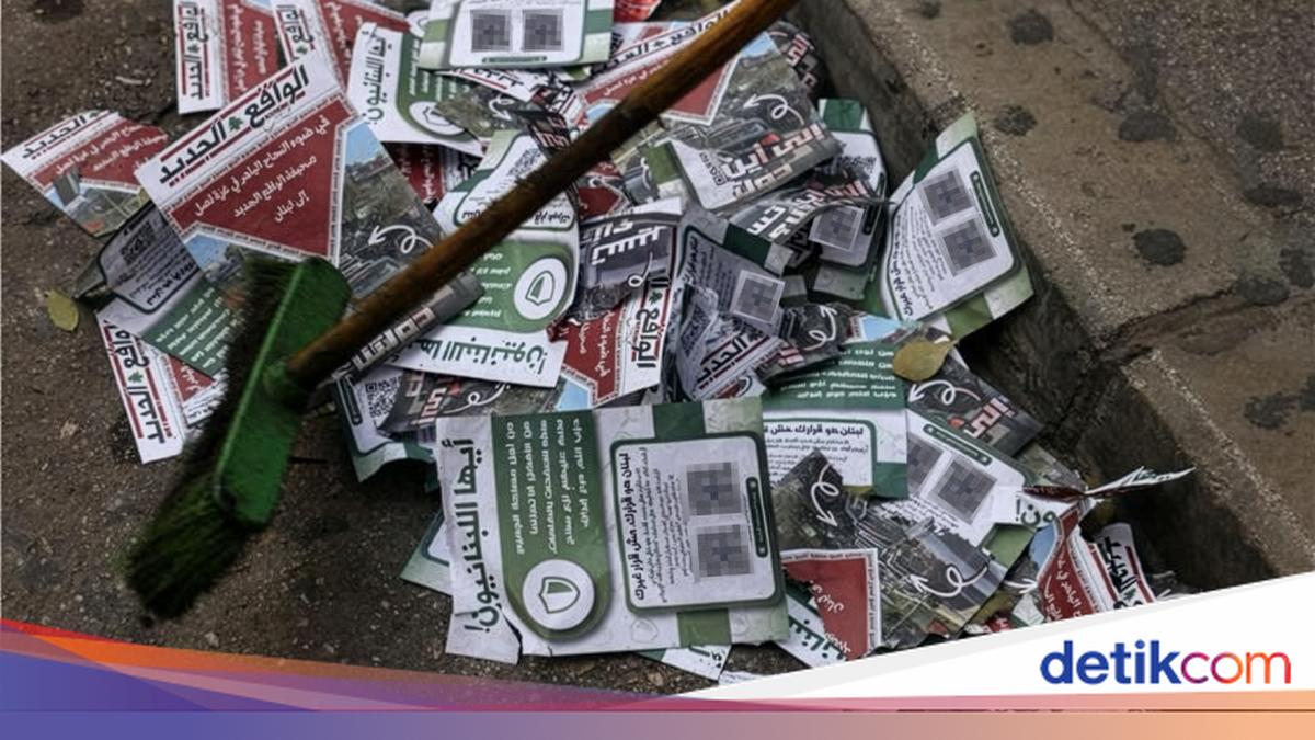 Israel Tebar Selembaran Berisi QR Code Pakai Pesawat di Lebanon