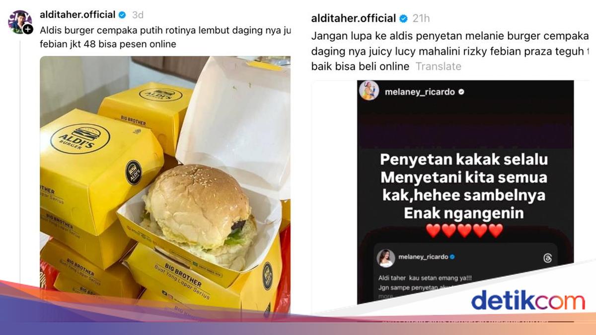 Kata Artis Soal Aldi's Burger hingga Kombinasi Durian yang Tidak Disarankan