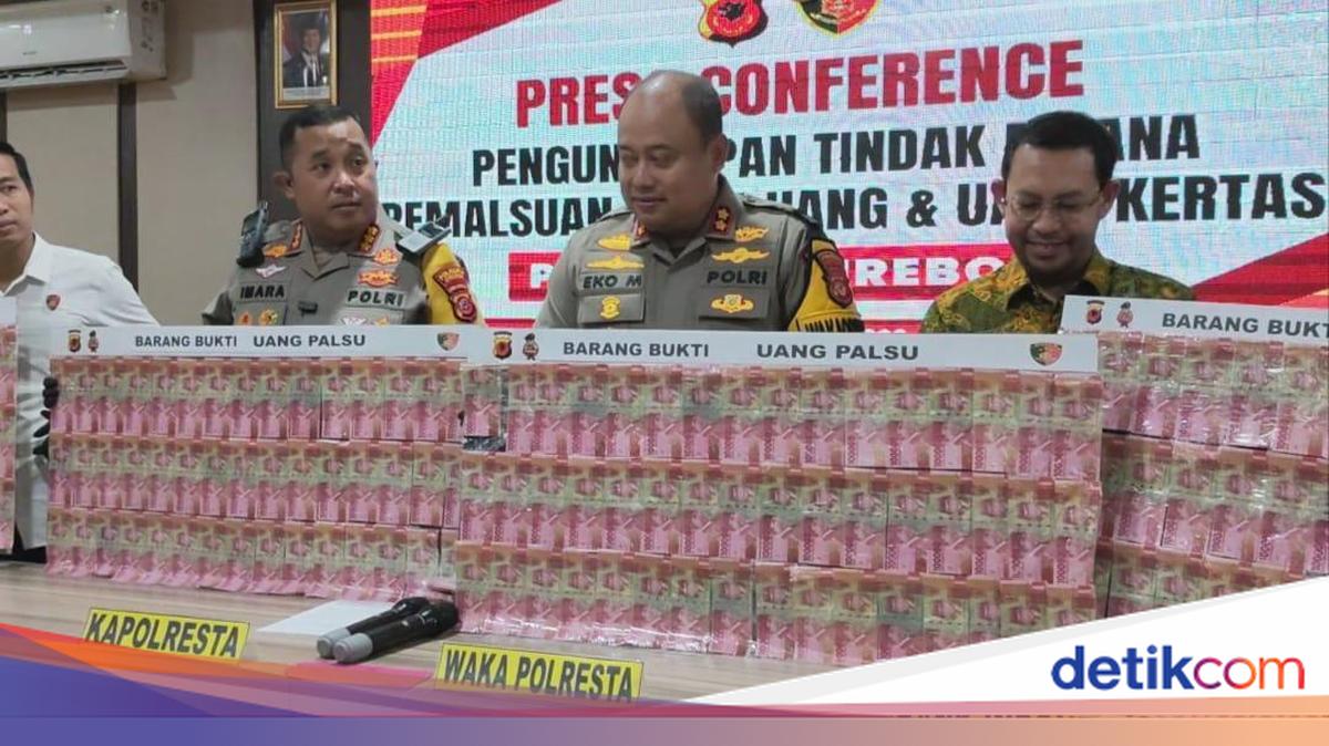 Percetakan Uang Palsu di Cirebon Digerebek, Upal Rp 12 M Nyaris Beredar