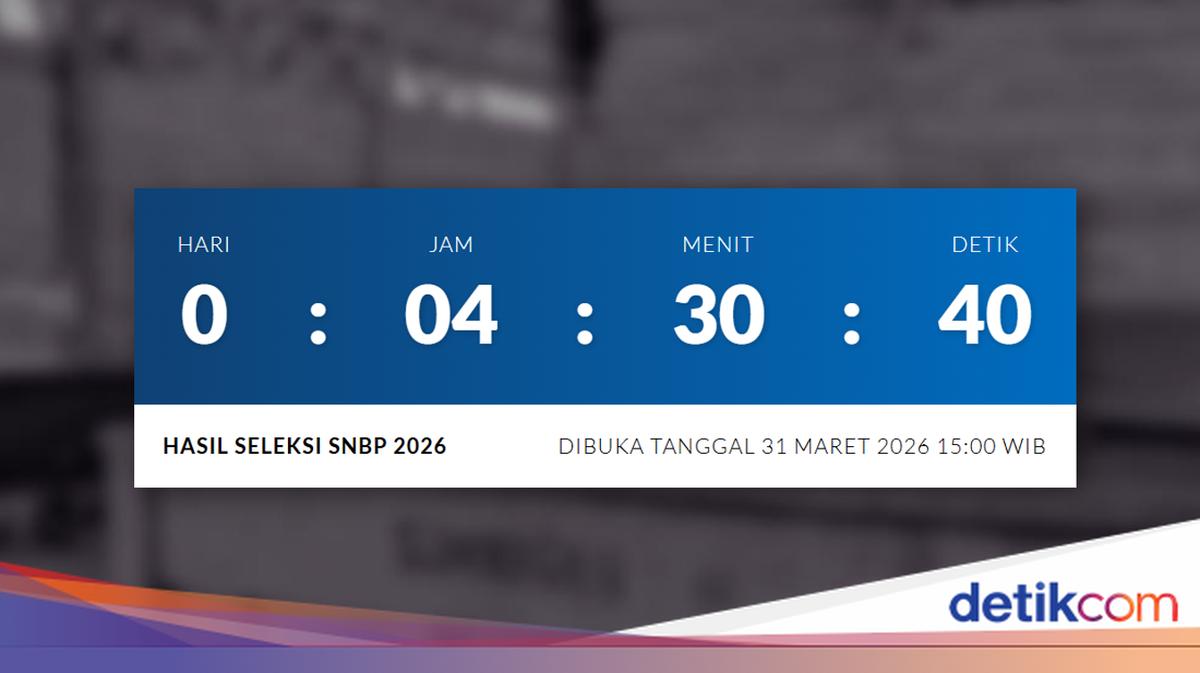 Link Countdown Pengumuman SNBP 2026