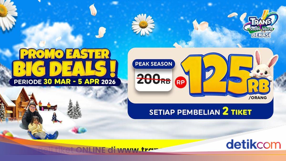 Promo Main Salju di Trans Snow World Bekasi, Hemat hingga Rp 75 Ribu