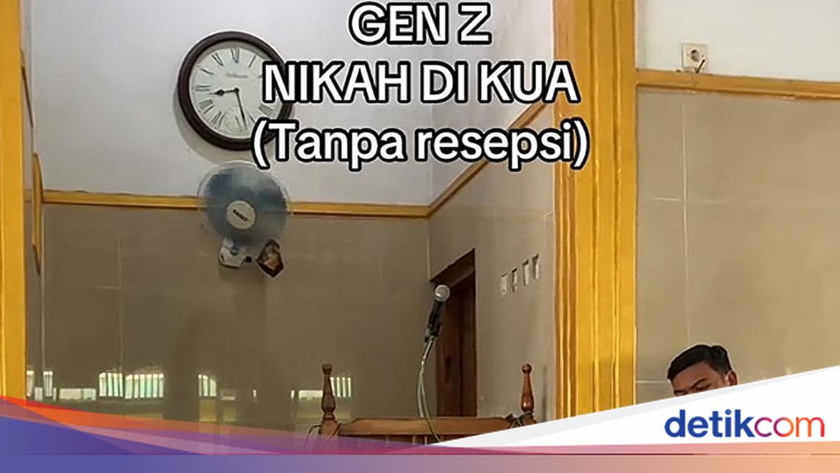 Viral Tren Gen Z Nikah di KUA Tanpa Resepsi, Sorenya Langsung Healing ...